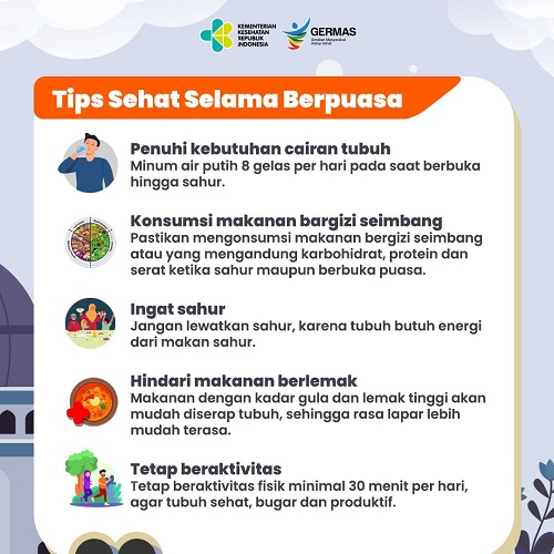 Tips Sehat Selama Berpuasa – PuskesmasAirMolek