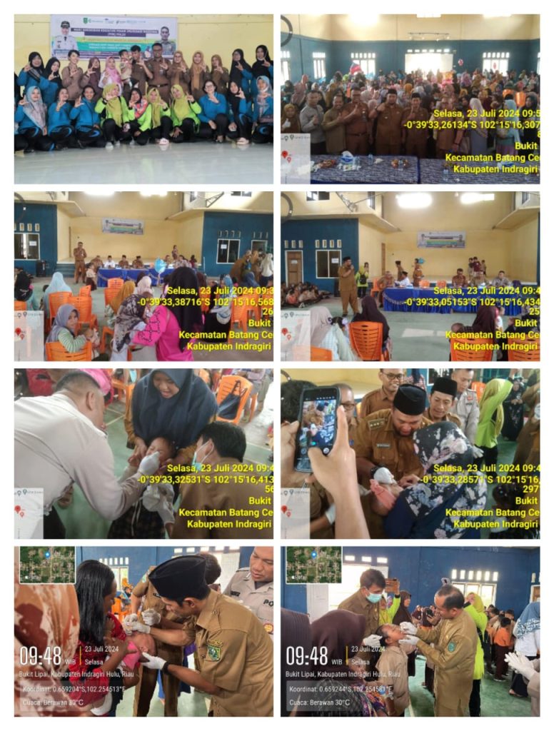 Lounching PIN Polio UPTD Puskesmas Kilan